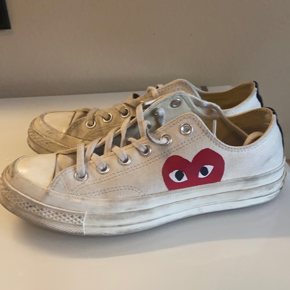 Converse | Shoes | Converse Play Red Heart Shoes | Poshmark
